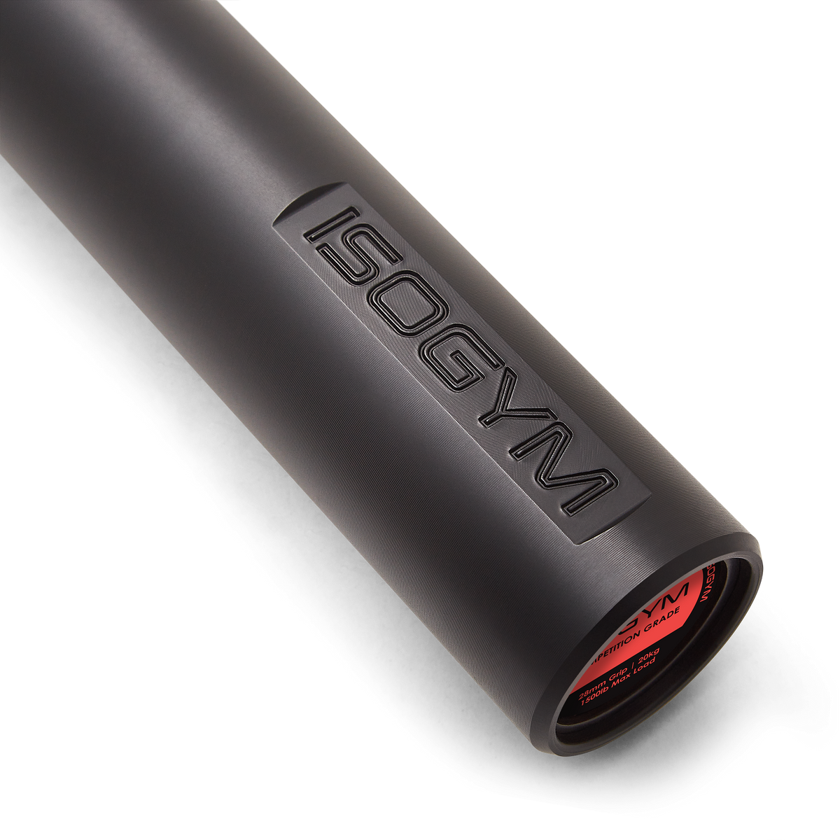 ISOGYM Olympic 20kg 'Competition' Cerakote Machine Gunned Barbell